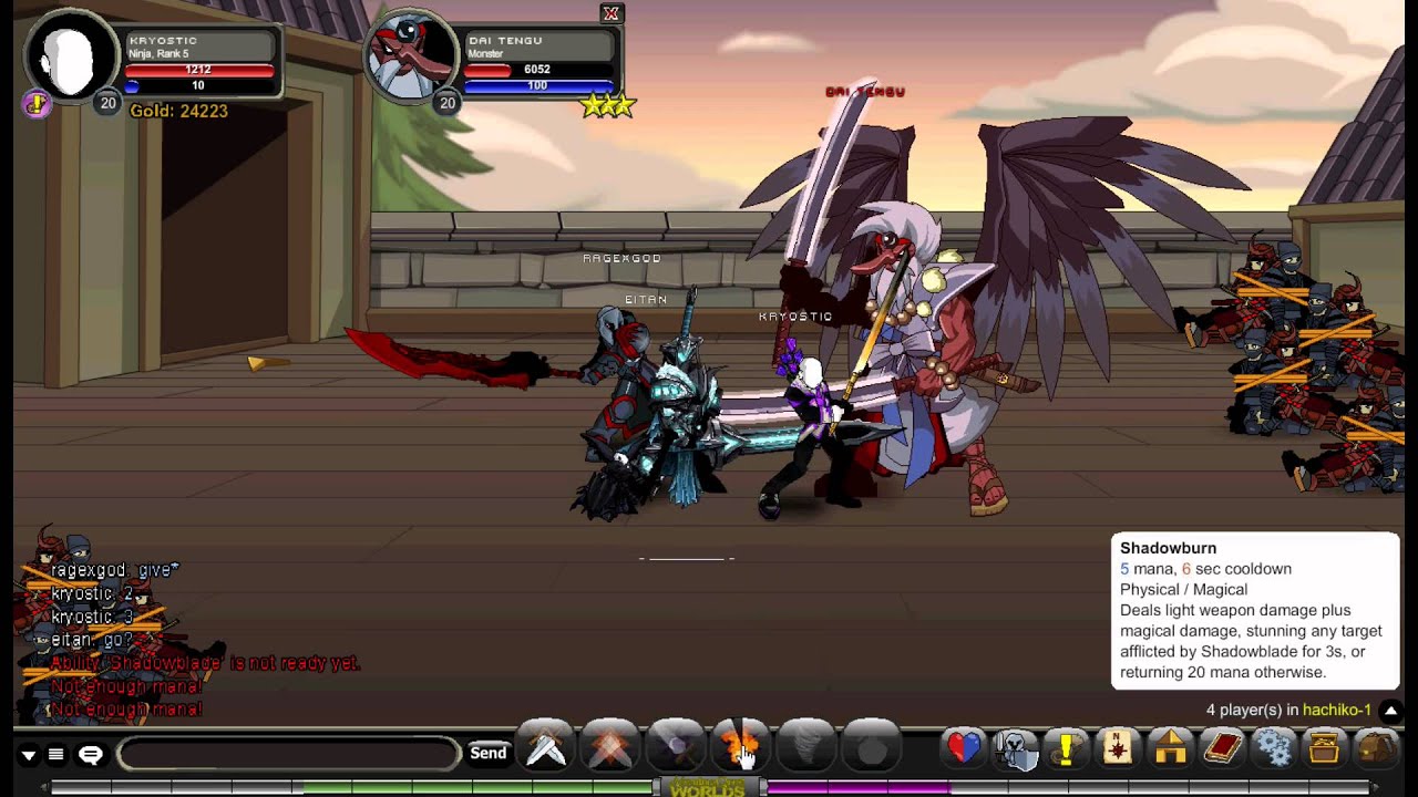 AQW Boss! Save The Soldiers! - YouTube