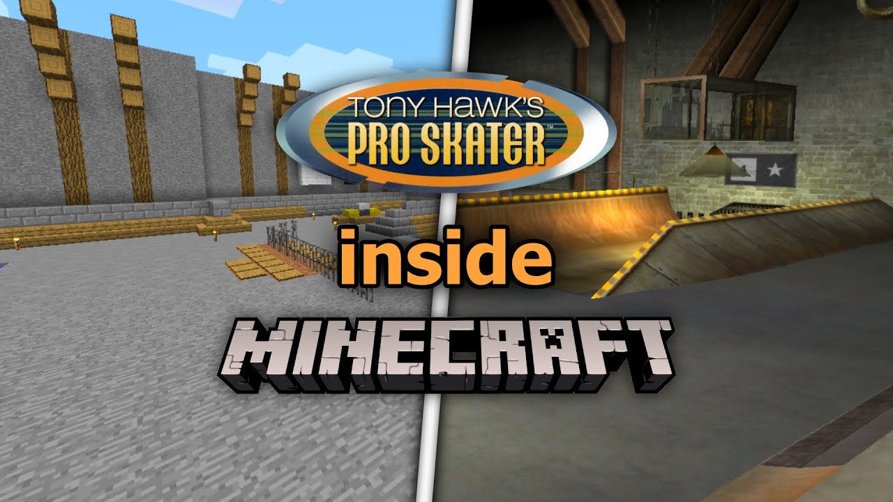 I Recreated Warehouse From Tony Hawk in Minecraft - YouTube