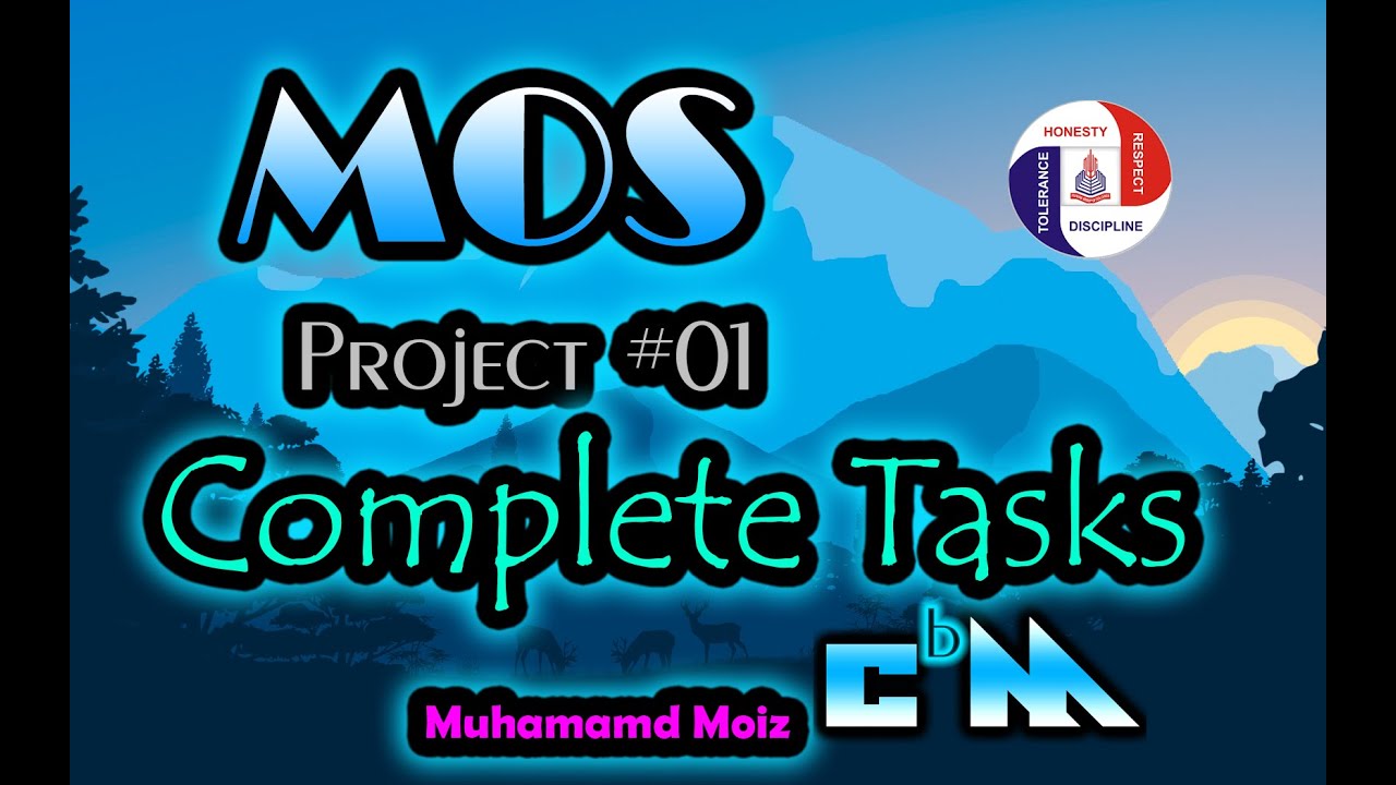 MOS | Project # 01 | All Tasks | 1 to 10 | PGC | Codelet - YouTube