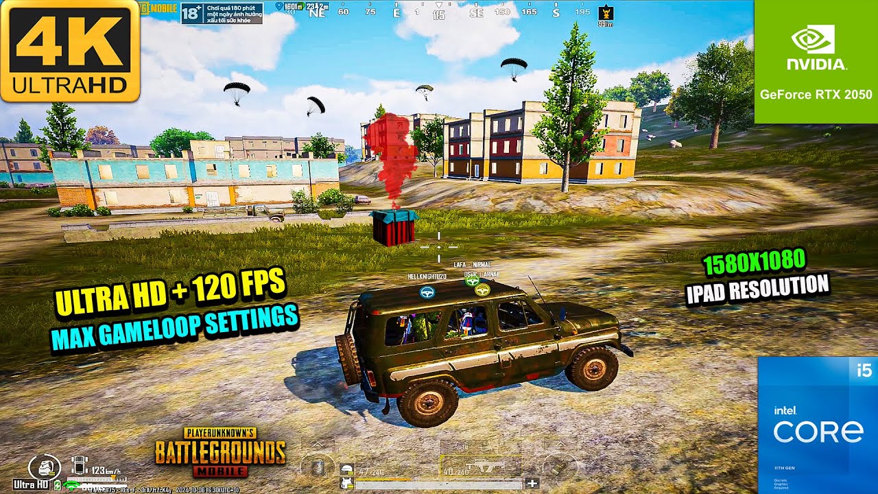 i5 - 11400H NVIDIA RTX 2050 LAPTOP | Pubg Mobile Update 3.4 Full Rush ...