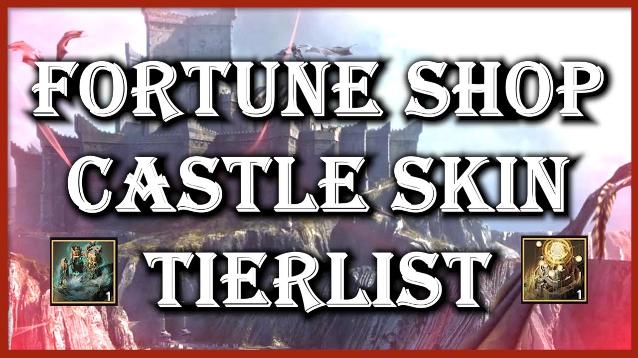 Premium Castle Tierlist - 1000 Star Fortune Shop Castles - GoTWiC - YouTube