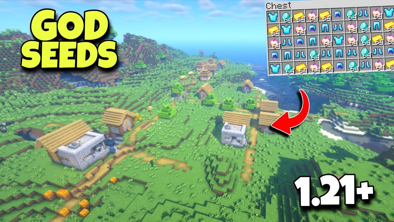 🔥(GOD SEEDS) For Minecraft 1.21 Java Edition | Seed Minecraft 1.21 ...