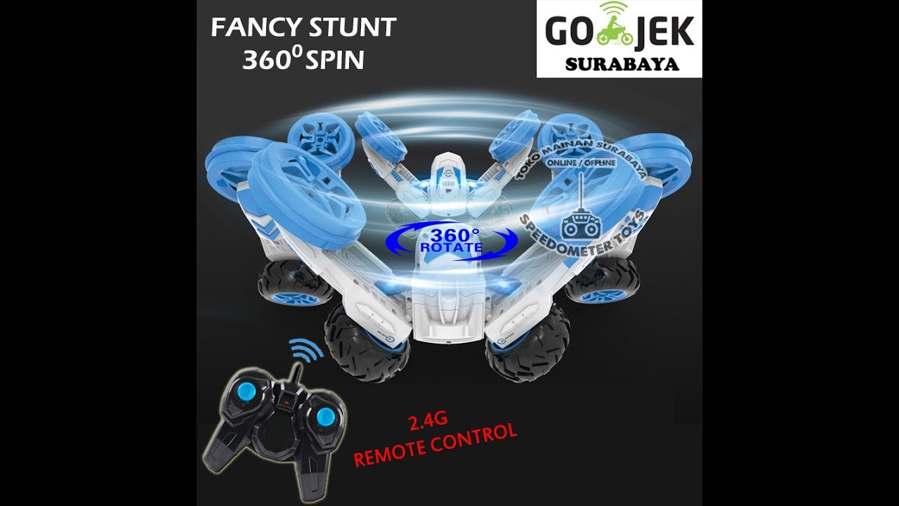Jual Mainan Anak Murah RC Mobil Gila Fancy Stunt MKB 5588 608 - YouTube