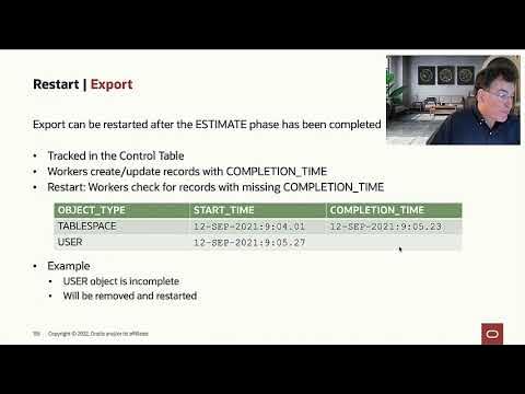 How to restart Oracle Data Pump - YouTube
