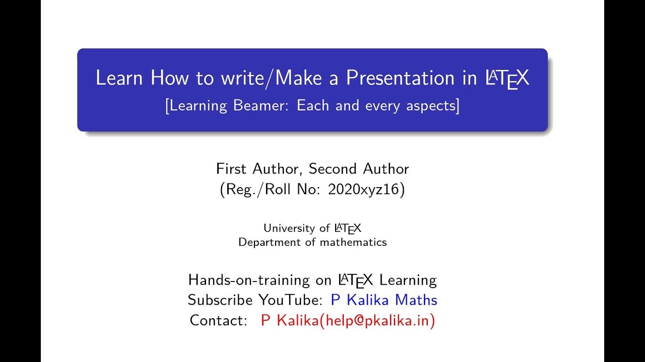 Milovan Predsudok Privilegovan Latex Beamer Example Pres ten Prsty Milovan Predsudok Privilegovan Latex Beamer Example Pres ten Prsty