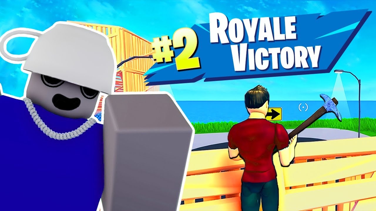 I Tried The Best Fortnite Ripoff (ROBLOX) - YouTube