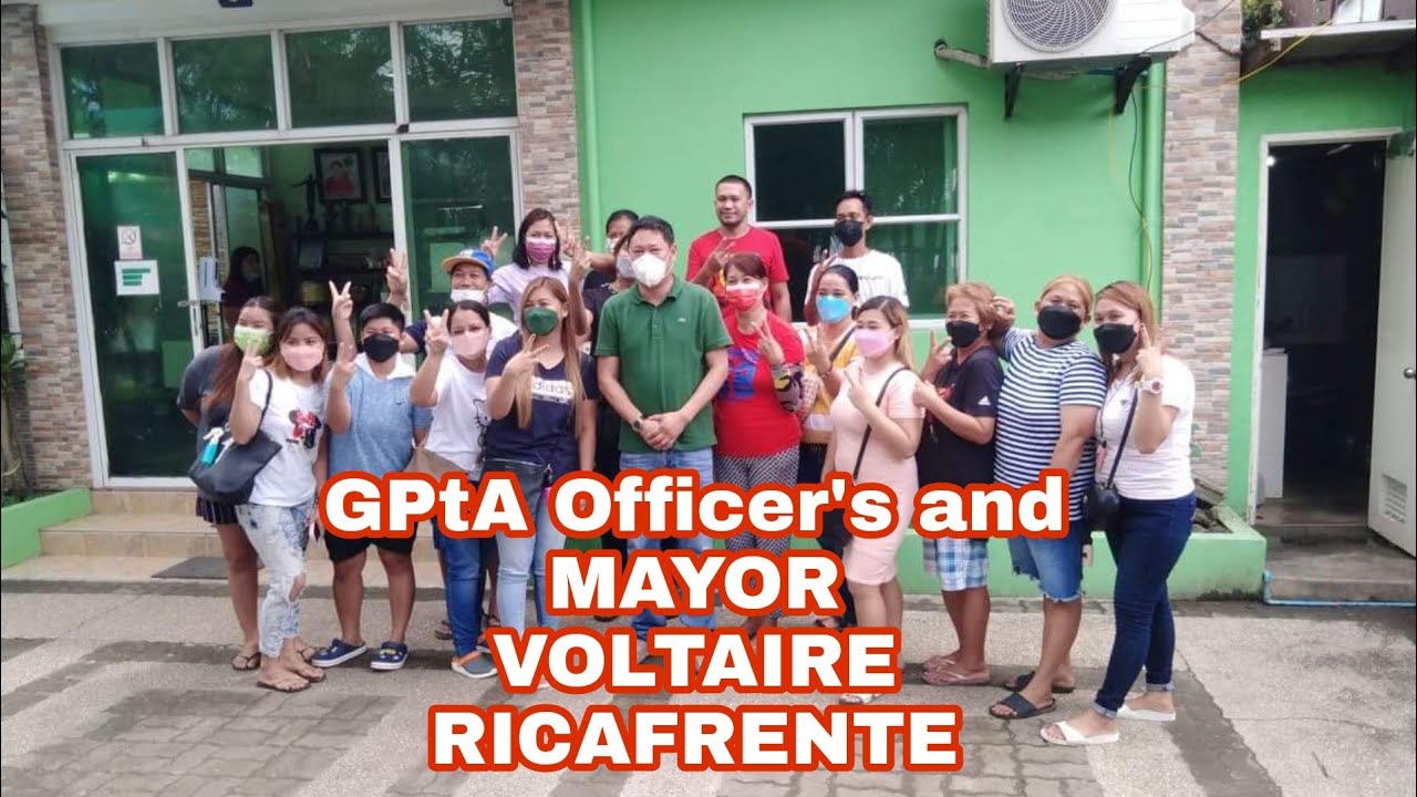 GPTA OFFICERS MEET MAYOR VOLTAIRE RICAFRENTE - YouTube