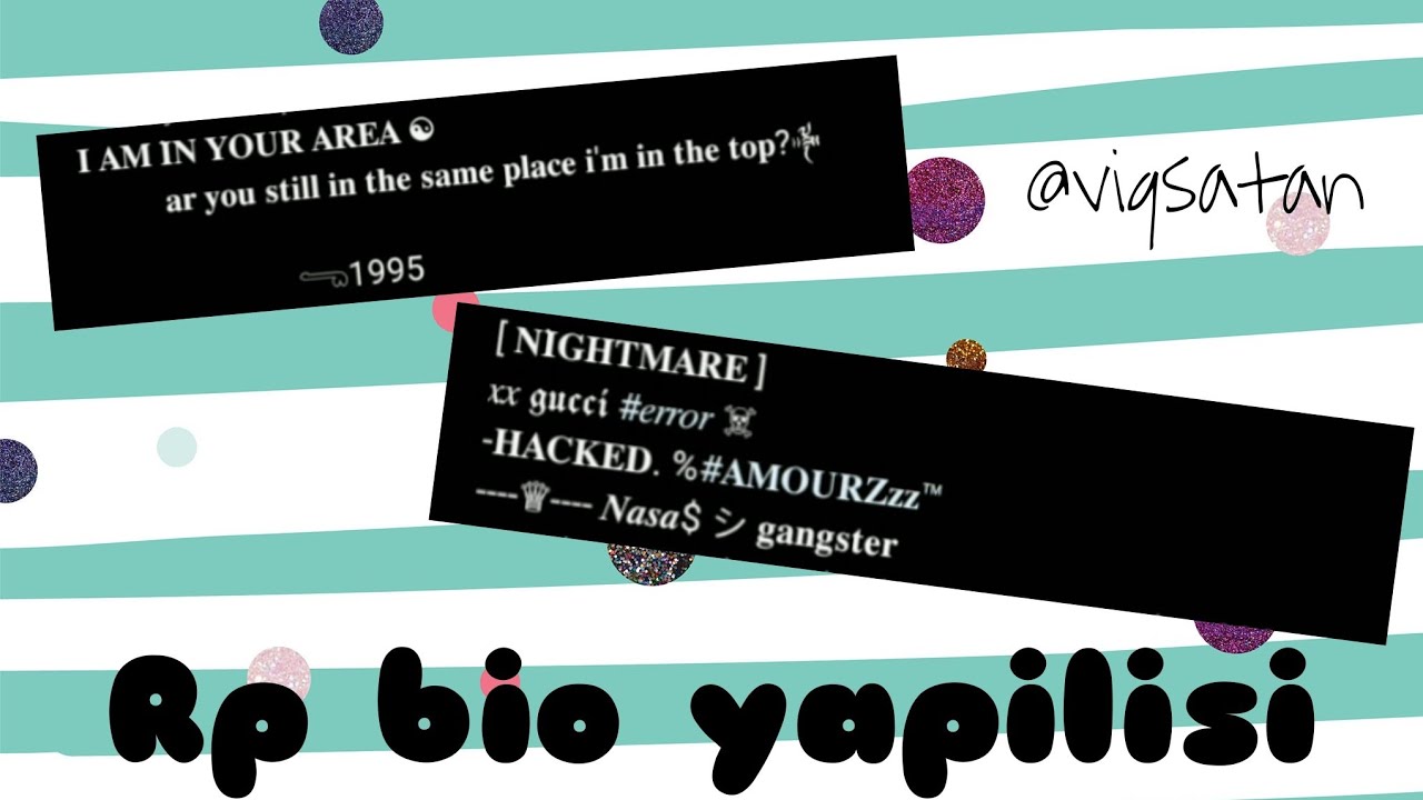 rp bio nasıl yapılır? - YouTube