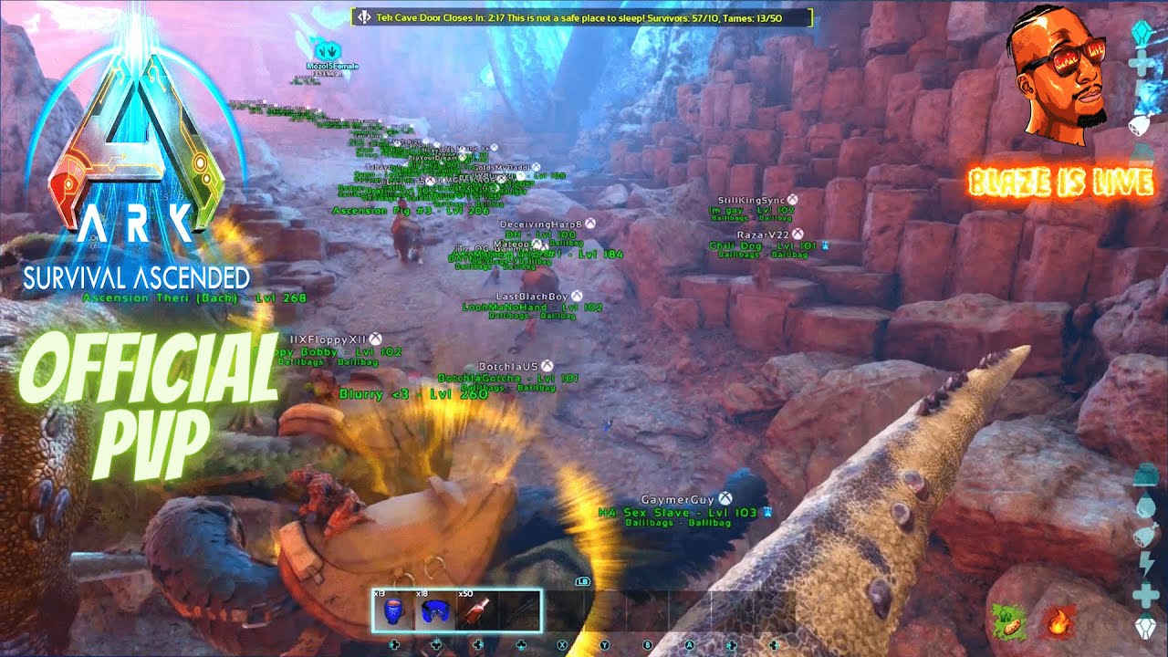 TEK Cave Balllbags Mega Tribe | Ark Survival Ascended Official PVP ...
