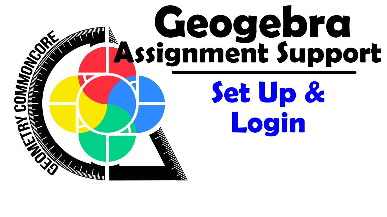 GeoGebra - Set Up & Login - YouTube
