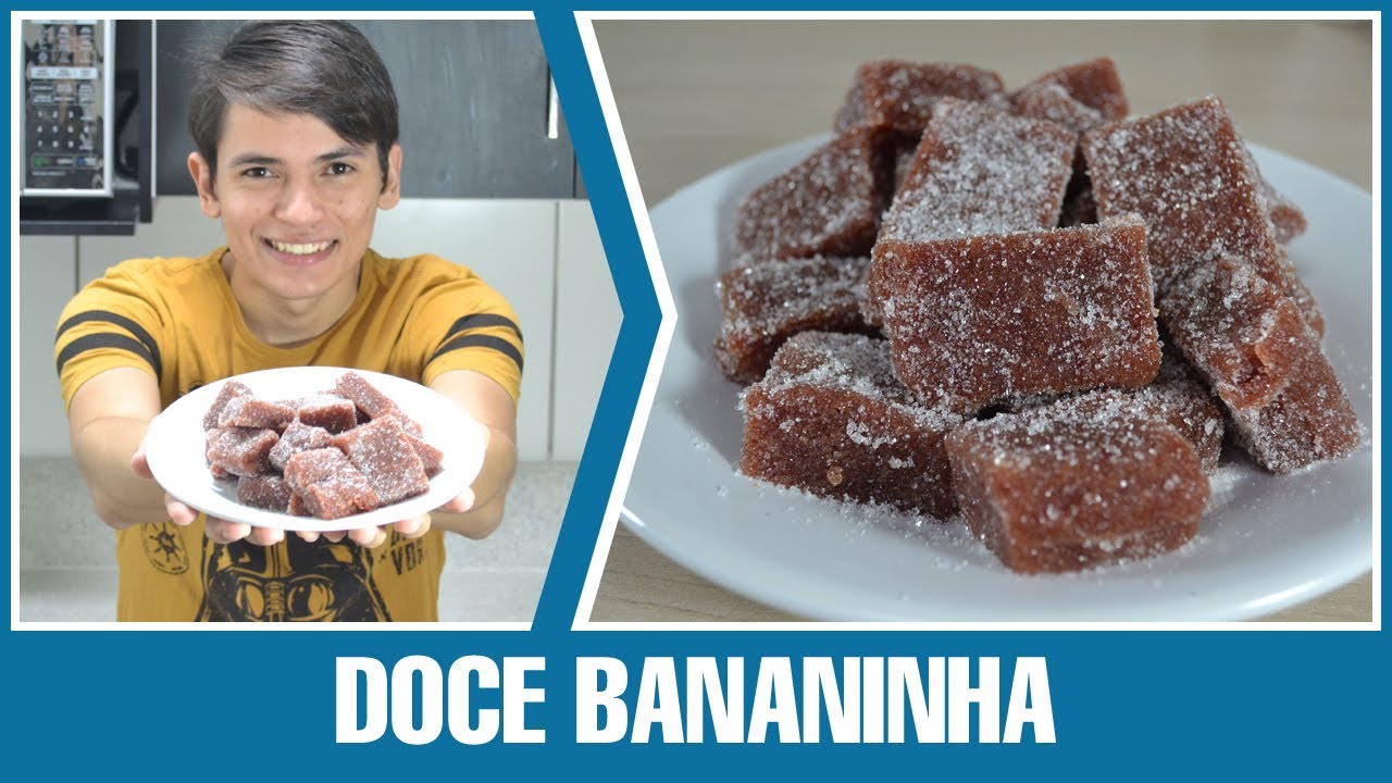 Como Fazer - Doce Bananinha 3 Ingredientes (Doce de Banana) - YouTube