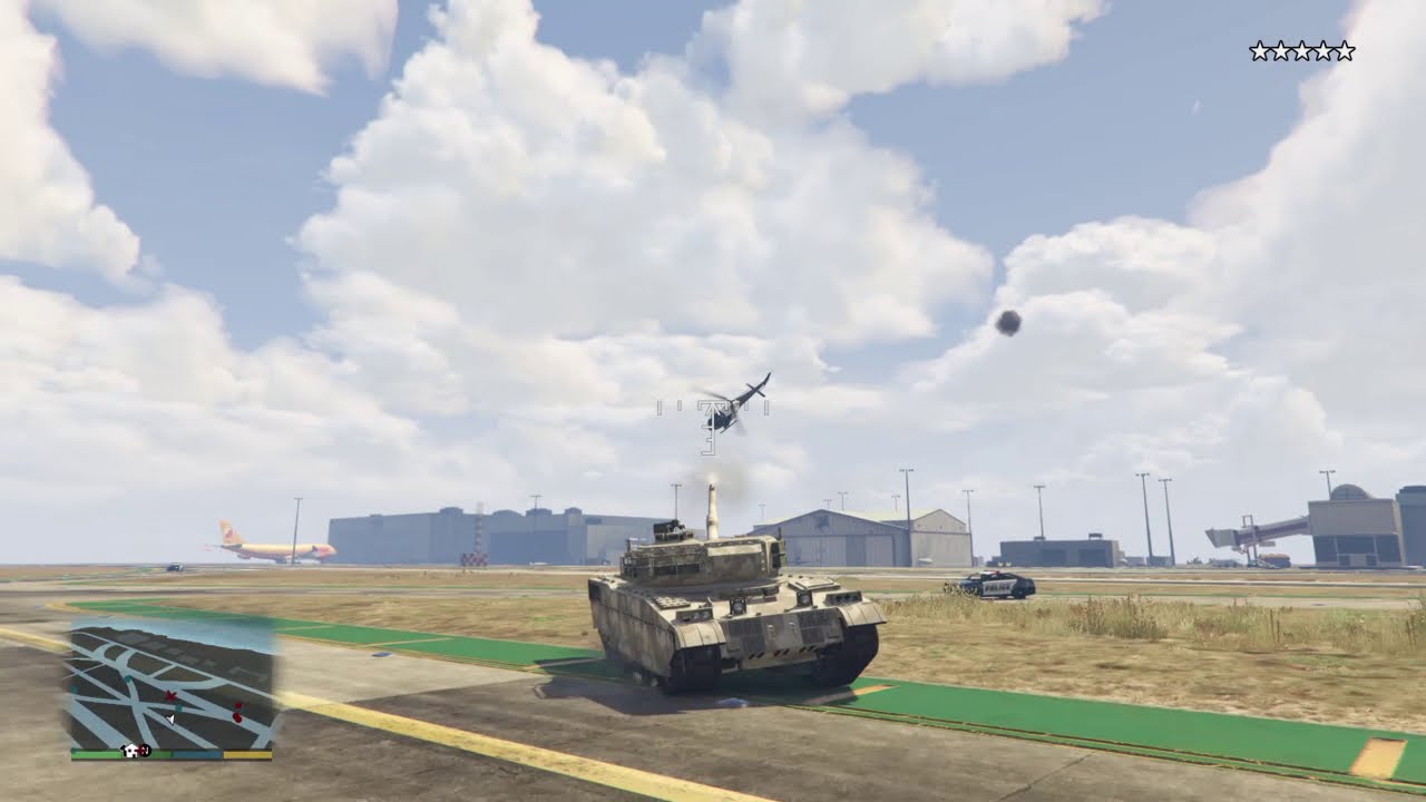 Grand Theft Auto V 5 star tank Rampage - YouTube