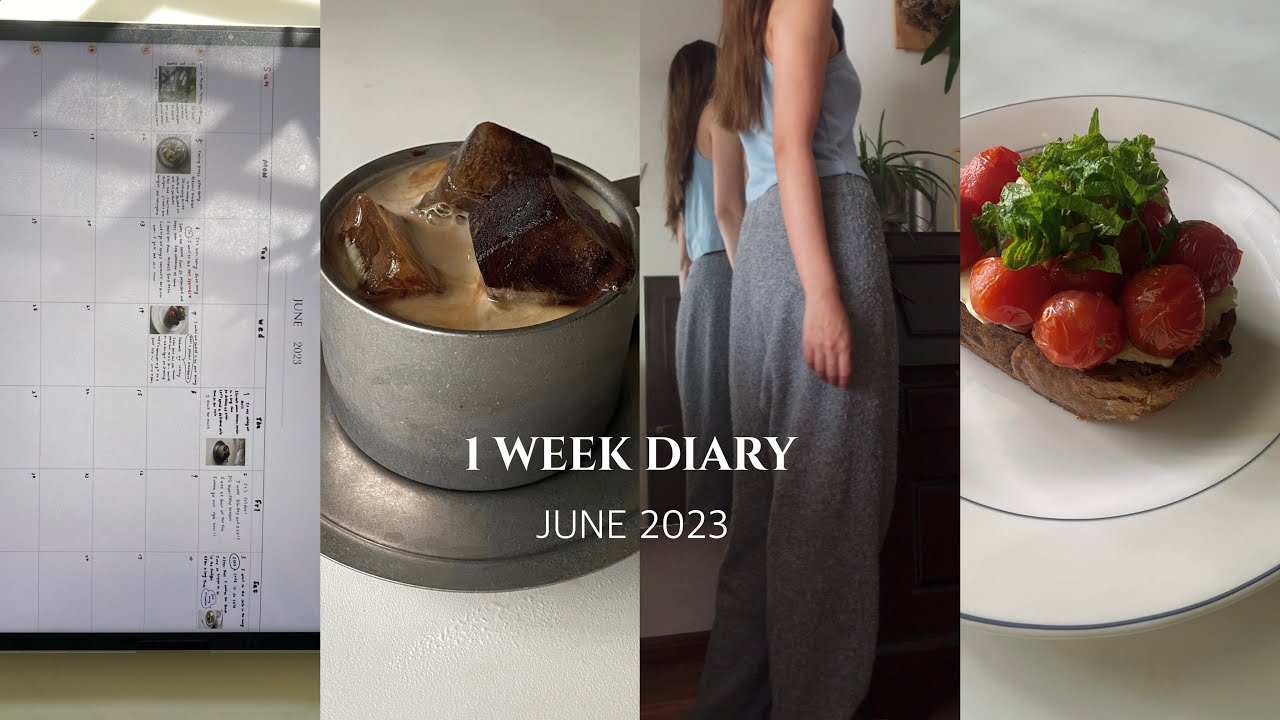Daily diary ordinary my 1 week📓 - YouTube