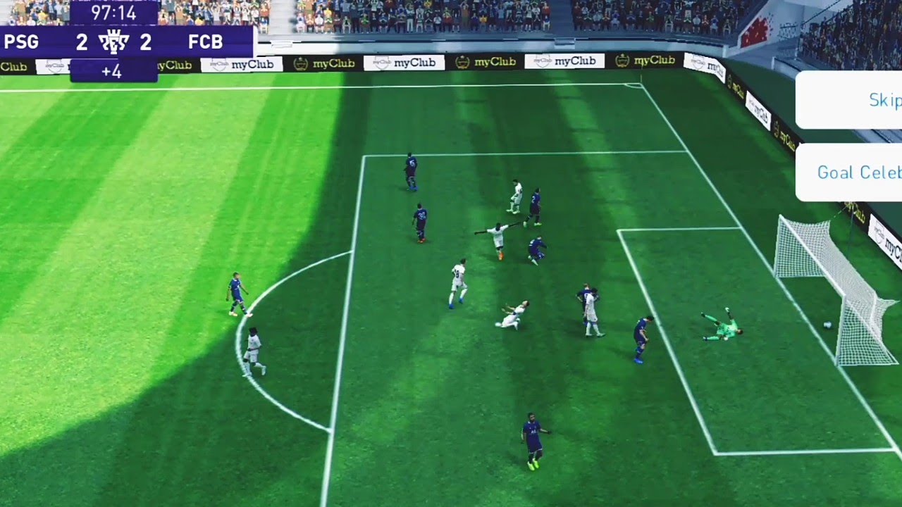Barca v/s Psg -97 th minute winning Goal😁😉||efootball pes 2022 - YouTube