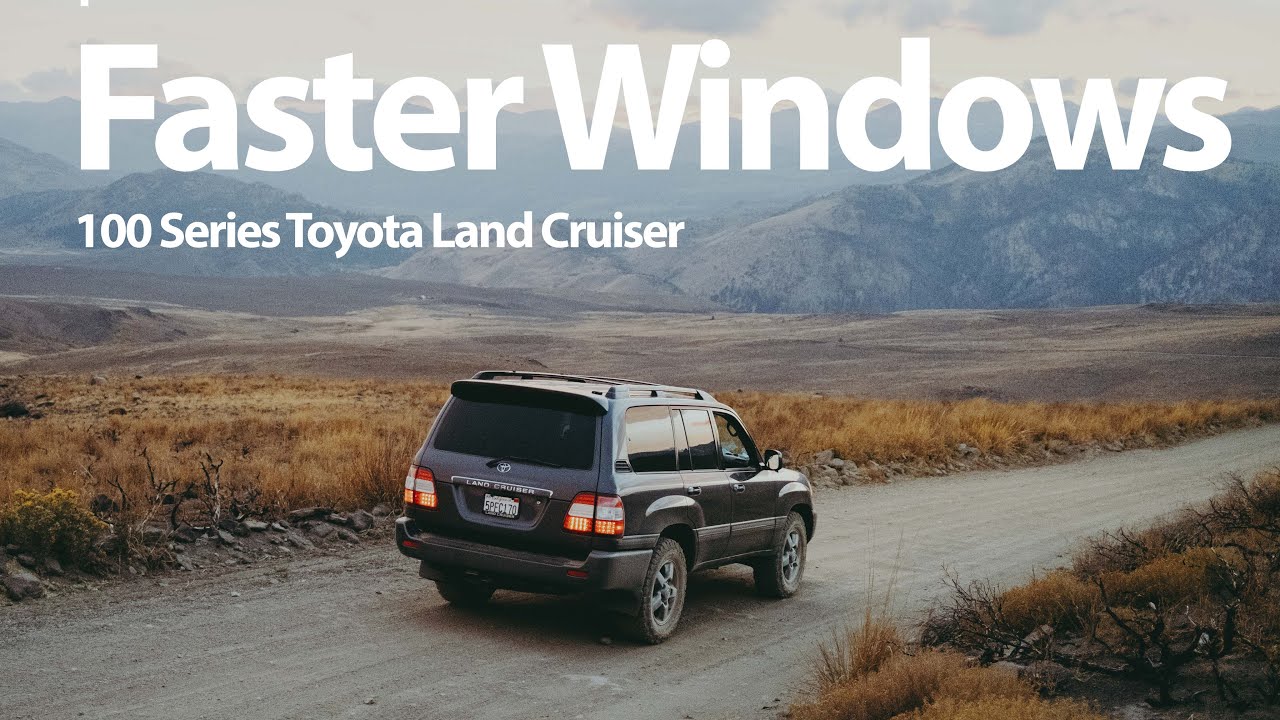 Replacing the window track rubber 100 Series Land Cruiser - YouTube