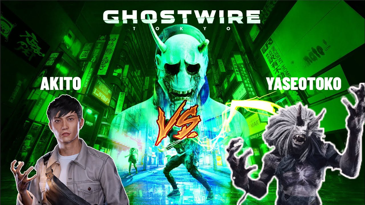Boss Fight Ghostwire Tokyo: Akito vs Yaseotoko Part 1 - YouTube