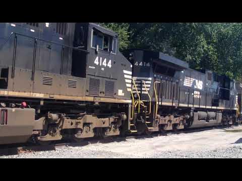 NS 42Z @ CLYMERS, IN 5 30 24 NS 4144 NS 4414 2 - YouTube