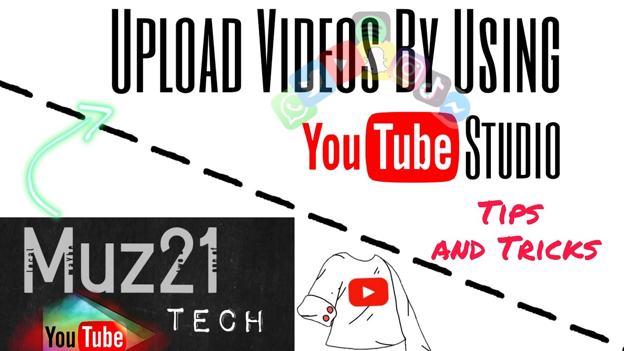 How to upload videos by using YouTube Studio | Tips And Tricks | Become ...