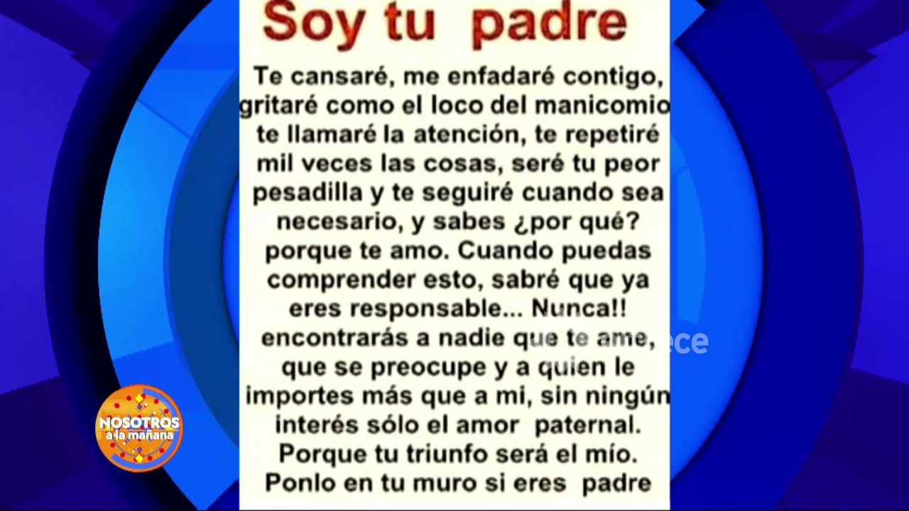 La carta que le dedicó Benicelli a su hijo rugbier - YouTube
