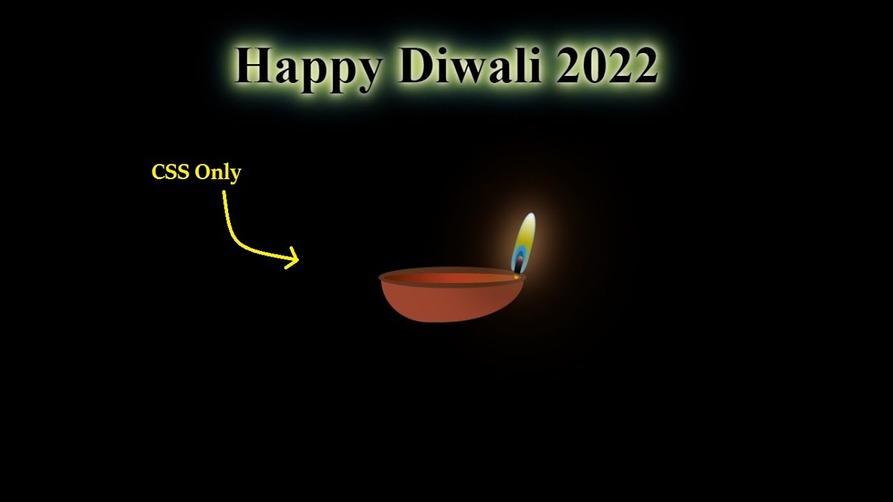 Happy Diwali Html And Css Css Animation Happy Diwali Youtube