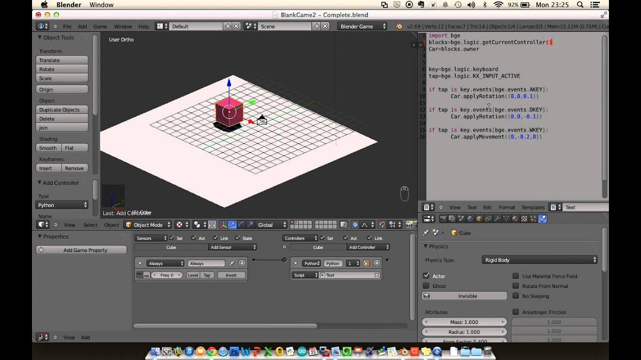 Blender Video 5 - YouTube