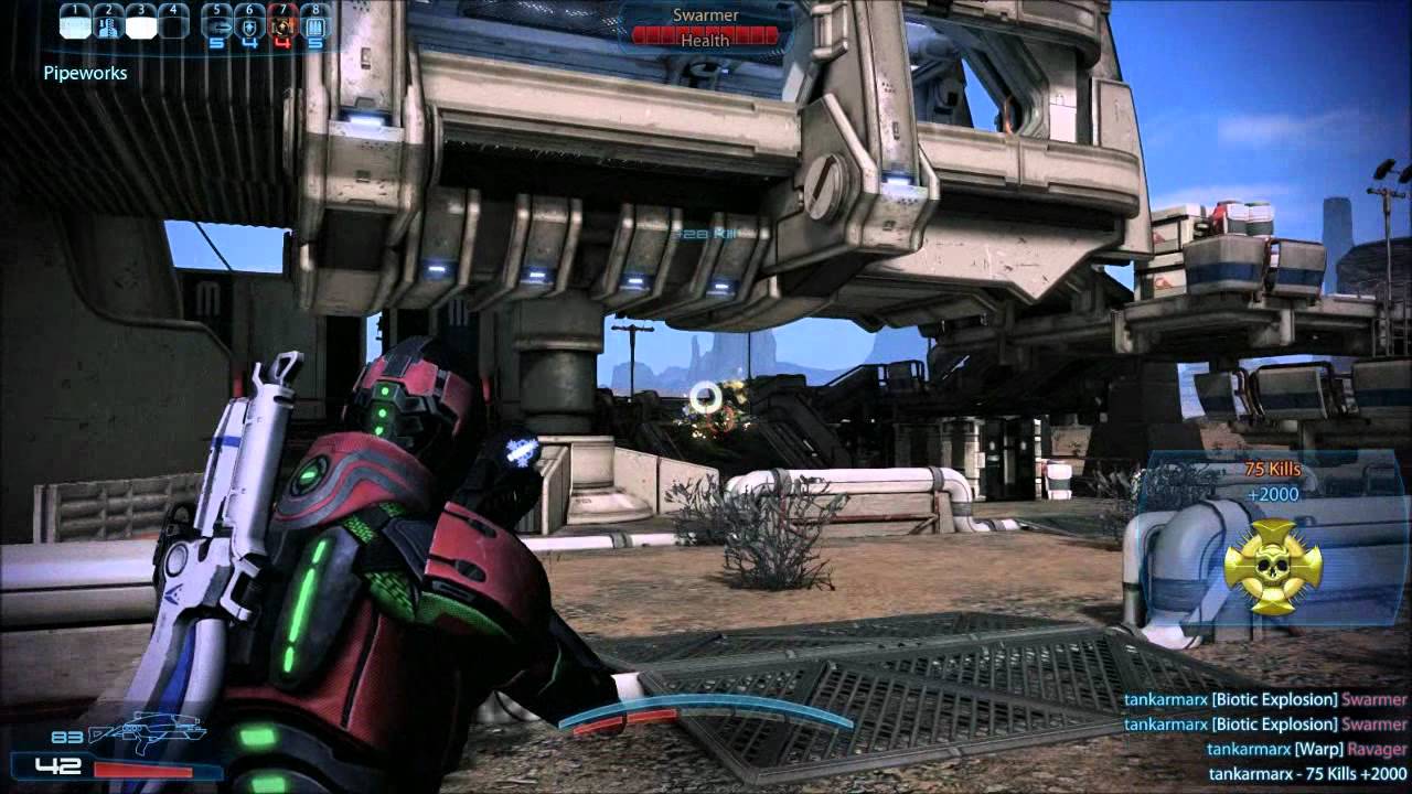 Mass Effect 3 Multiplayer - Human Sentinel + Drell Adept Duo Firebase ...