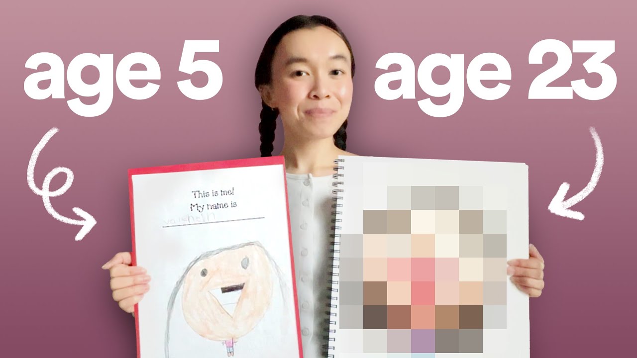 redrawing my old art, 18 years later - YouTube