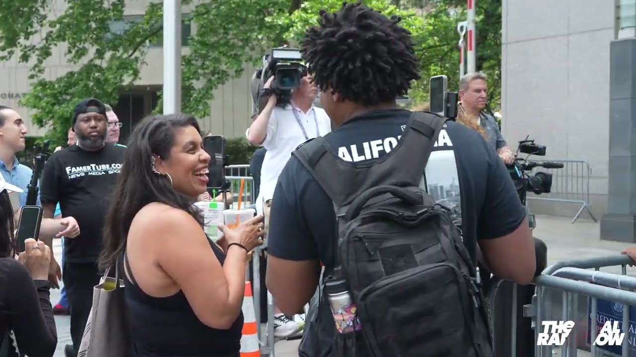 Outside The Diddy Trial Day 17 | Jane Doe Testifies, Diddy's Family ...