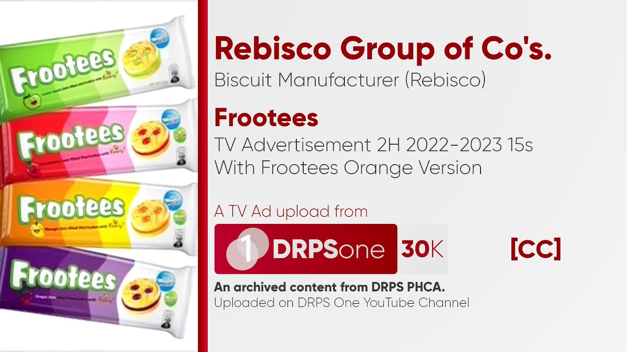 Frootees TV Ad 2H 2022-2023 15s (Philippines, With Frootees Orange ...