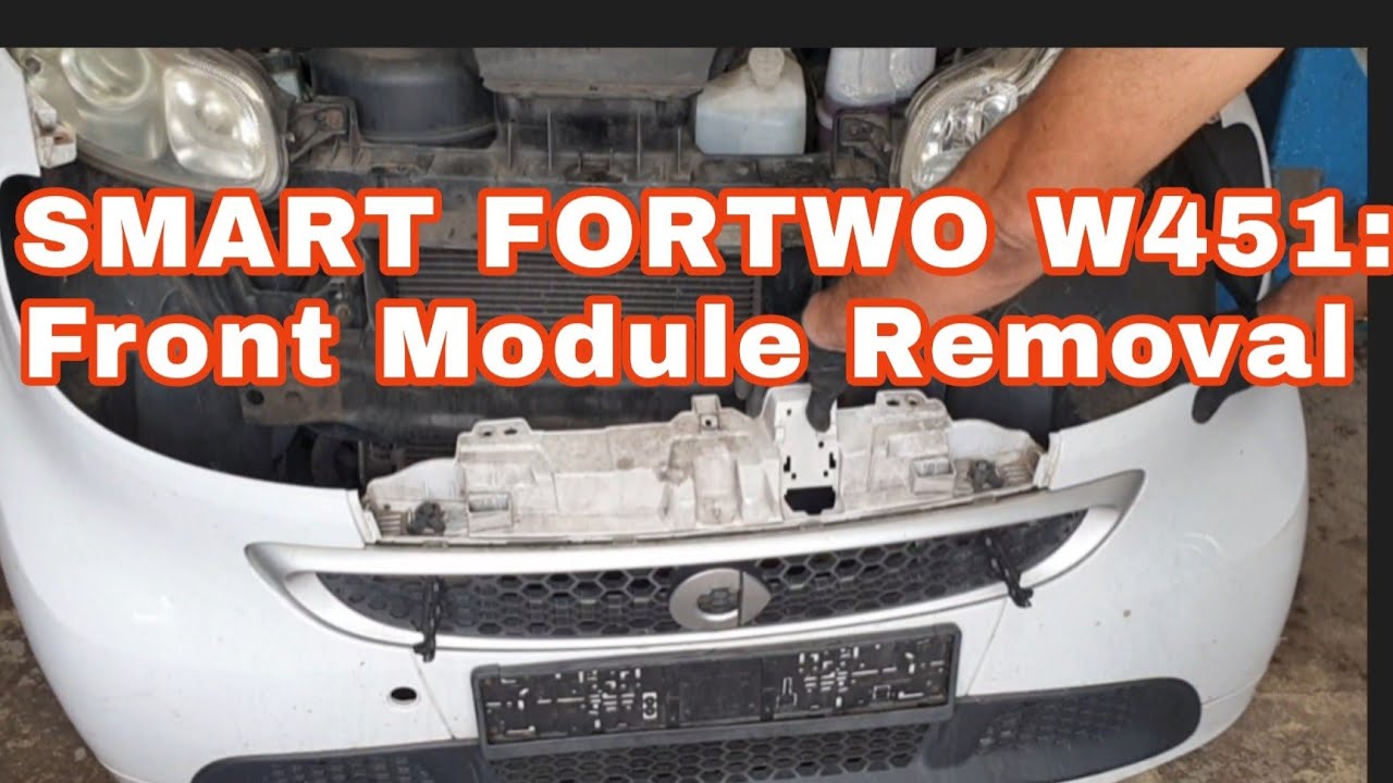 SMART FORTWO W451: The "Front-End" Disassembly Guide (Bumper, Lights ...