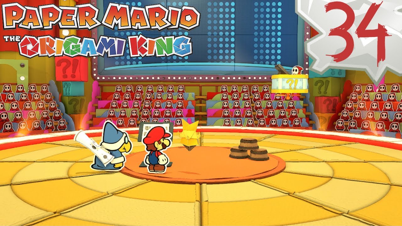 Shy Guys Finish Last | Paper Mario: The Origami King #34 - YouTube