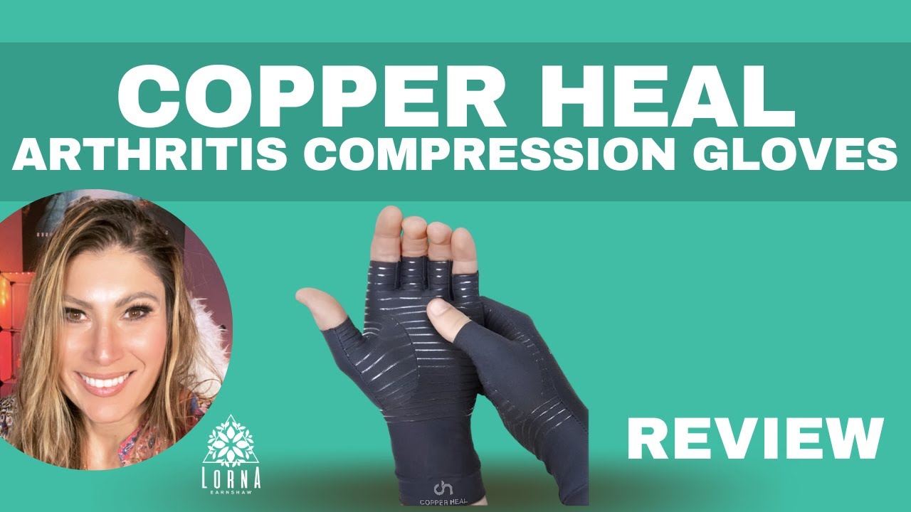 COPPER HEAL Arthritis Compression Gloves Rheumatoid Carpal Tunnel glove ...