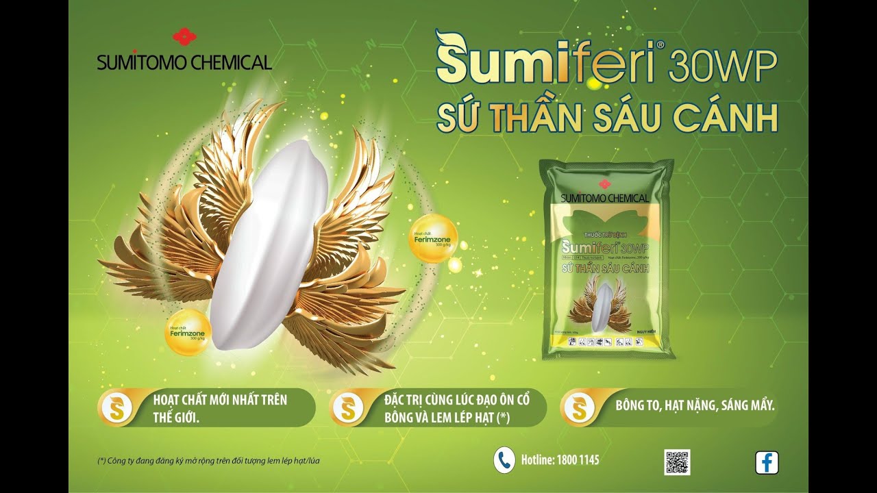 THUỐC TRỪ BỆNH SUMIFERI 30WP - SỨ THẦN SÁU CÁNH | SUMITOMO CHEMICAL ...