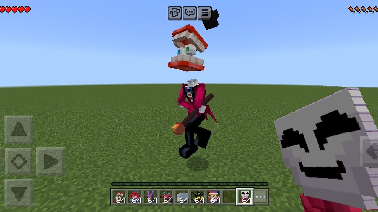 The amazing digital circus clown mod in Minecraft - YouTube