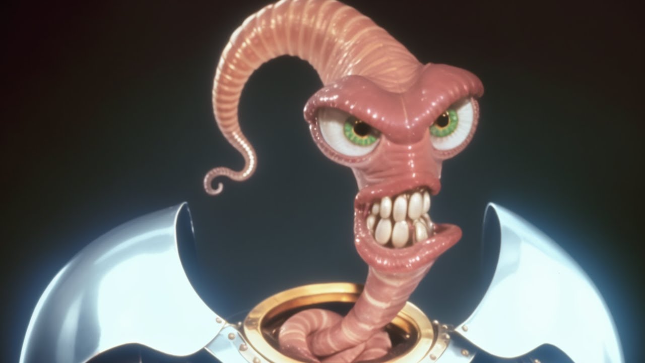 Earthworm Jim as an 80s Dark Fantasy Film - YouTube