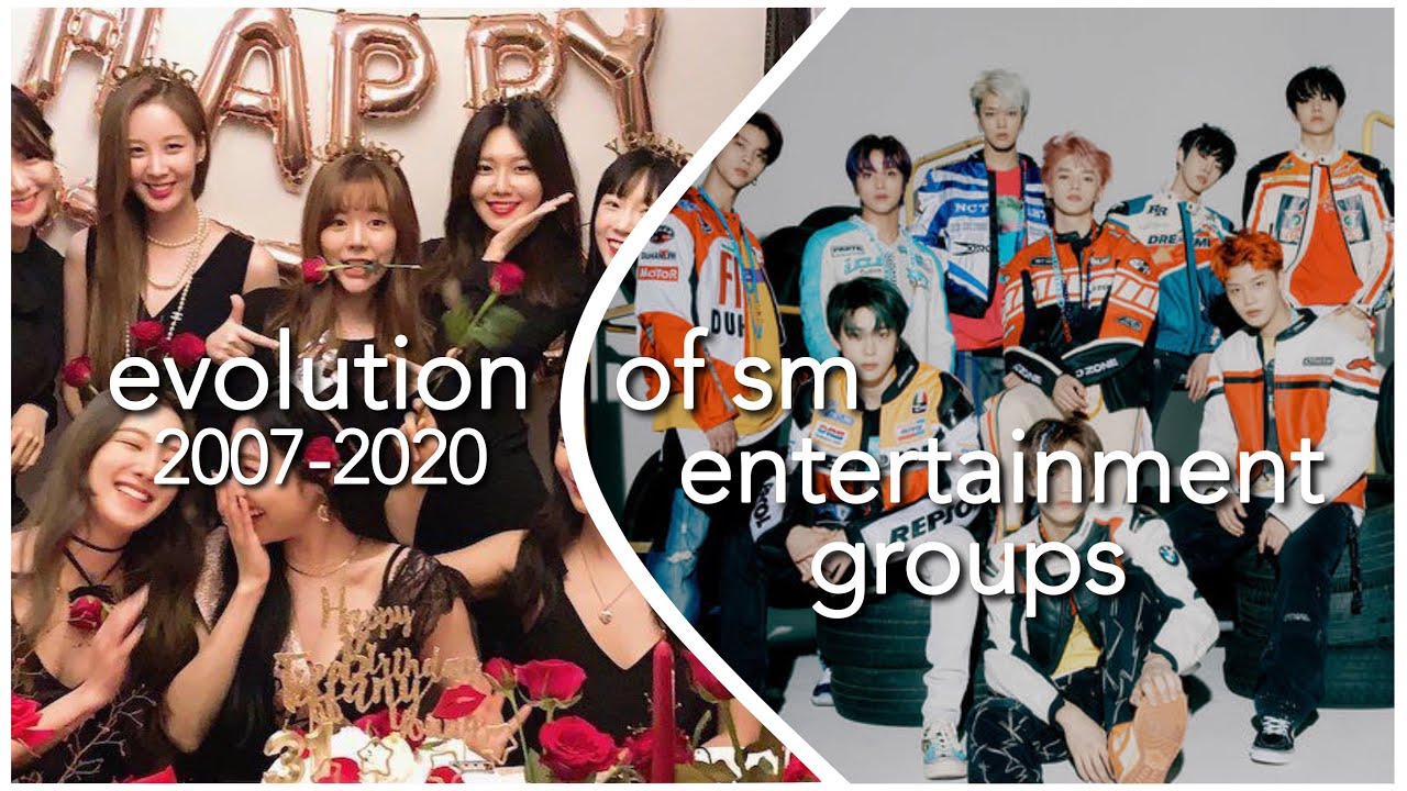 EVOLUTION OF SM ENTERTAINMENT GROUPS (2007-2020) - YouTube