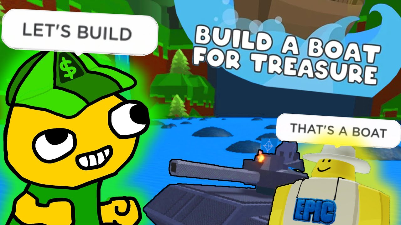 ROBLOX Build A Boat For Treasure FUNNY MOMENTS #4 - YouTube