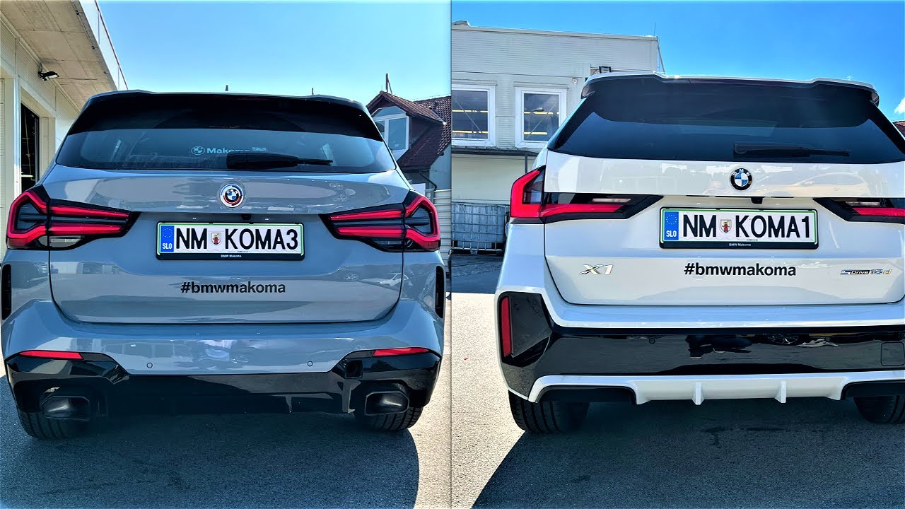 New BMW X3 2023 Vs New BMW X1 2023 STARTUP Comparison By Supergimm