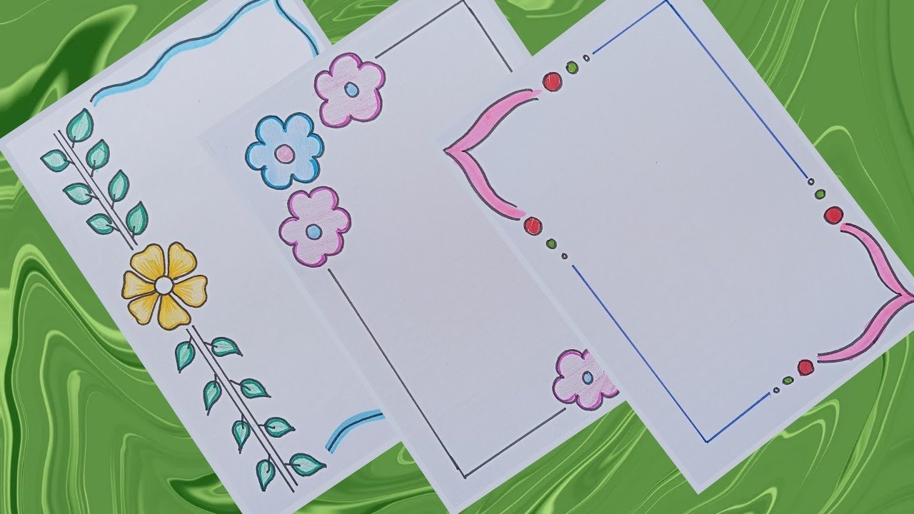 project work design for school|Border design|Front page design ...