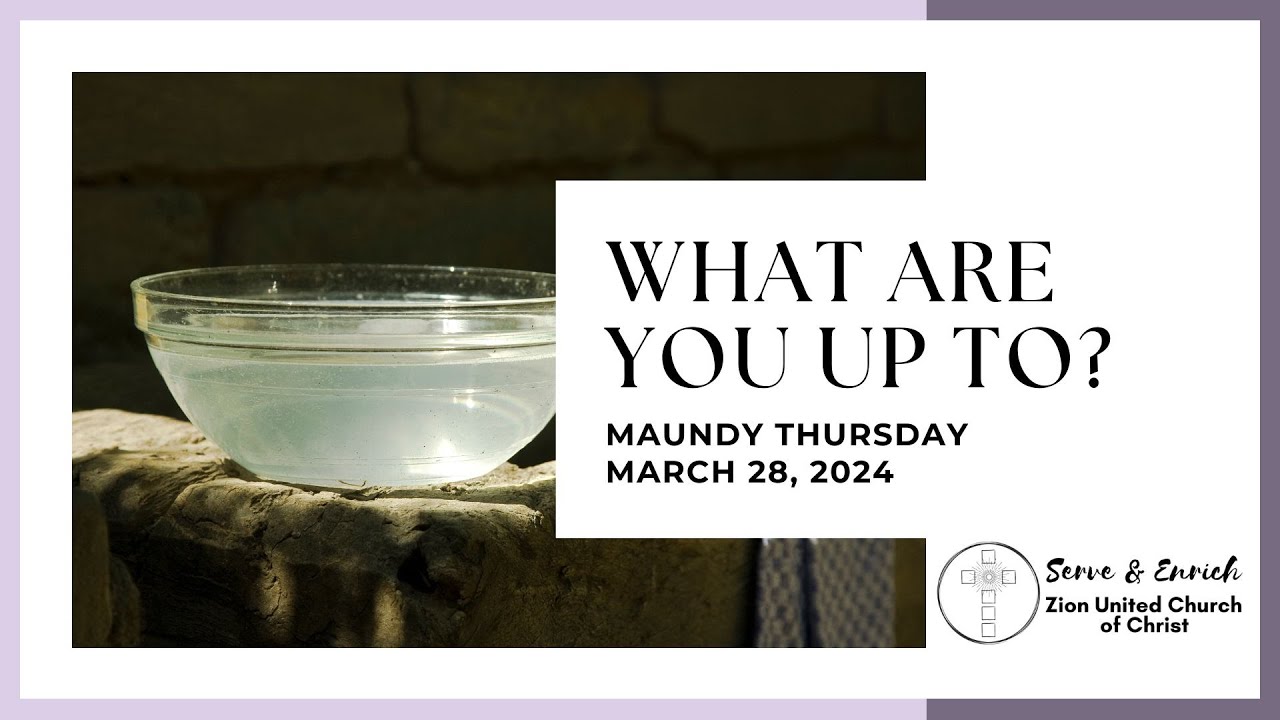 March 28, 2024 - Maundy Thursday Worship Live Stream - YouTube
