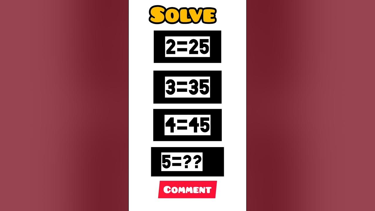 Solve Maths Puzzle YouTube solve-maths-puzzle-youtube