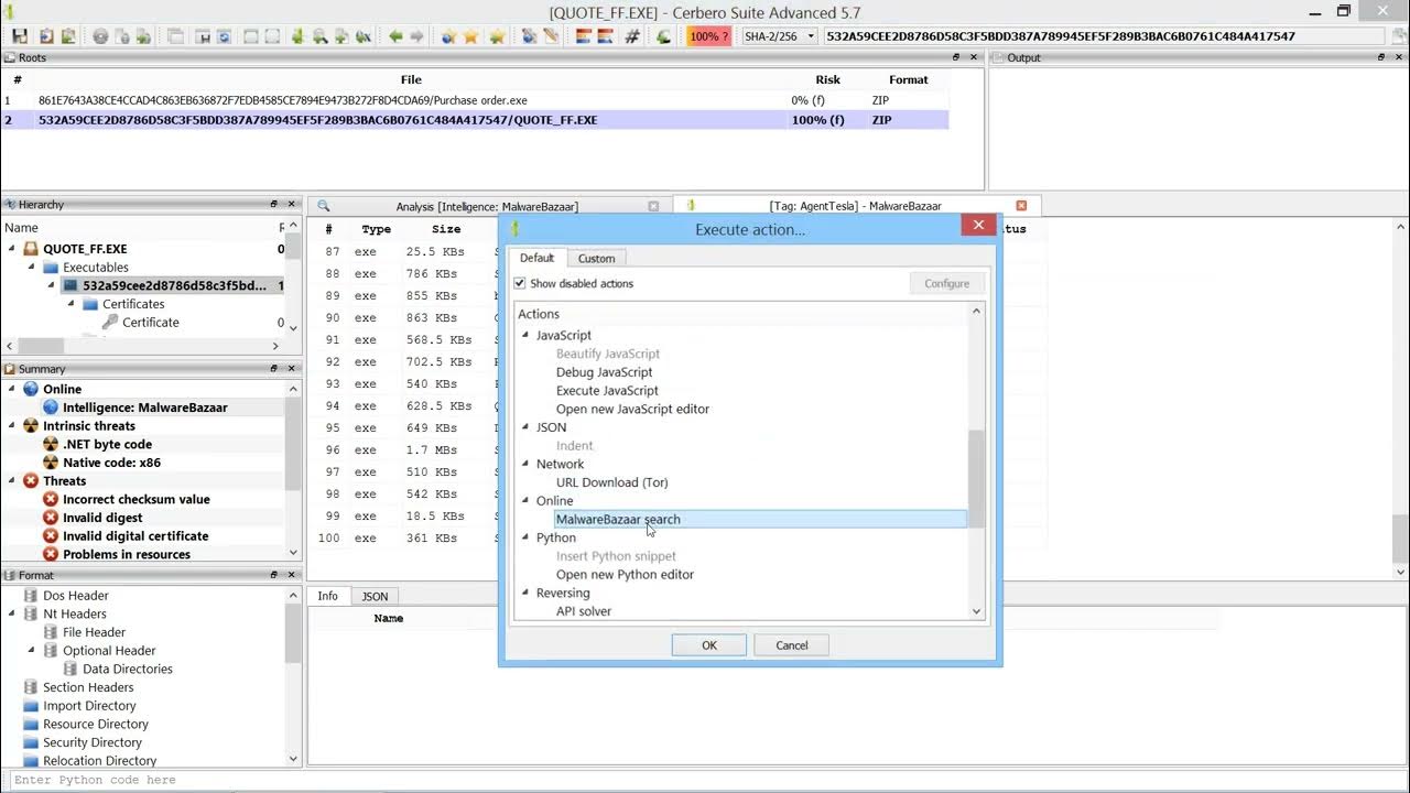 Preview: Extended MalwareBazaar Support - YouTube