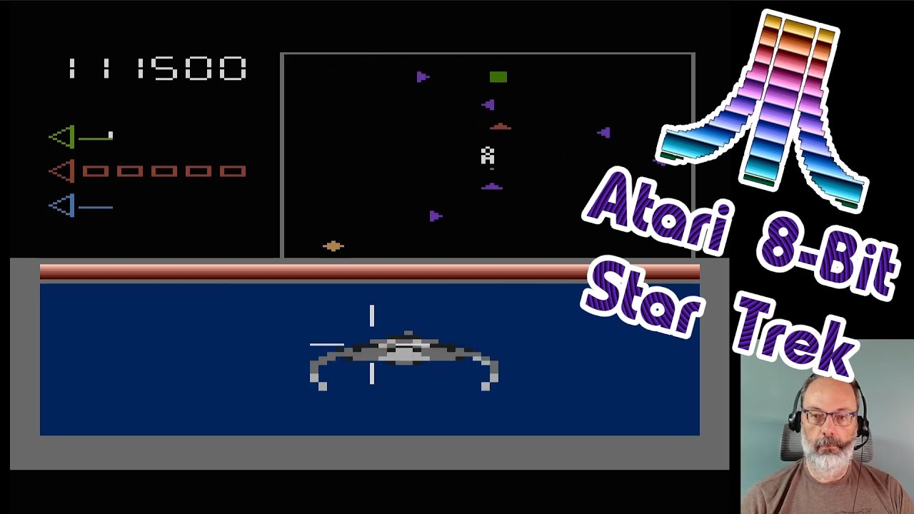 Atari 8-Bit Game Play, Star Trek (Sega) - YouTube