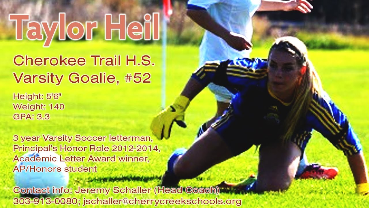 Taylor Heil College Recruiting Video 2015 - YouTube