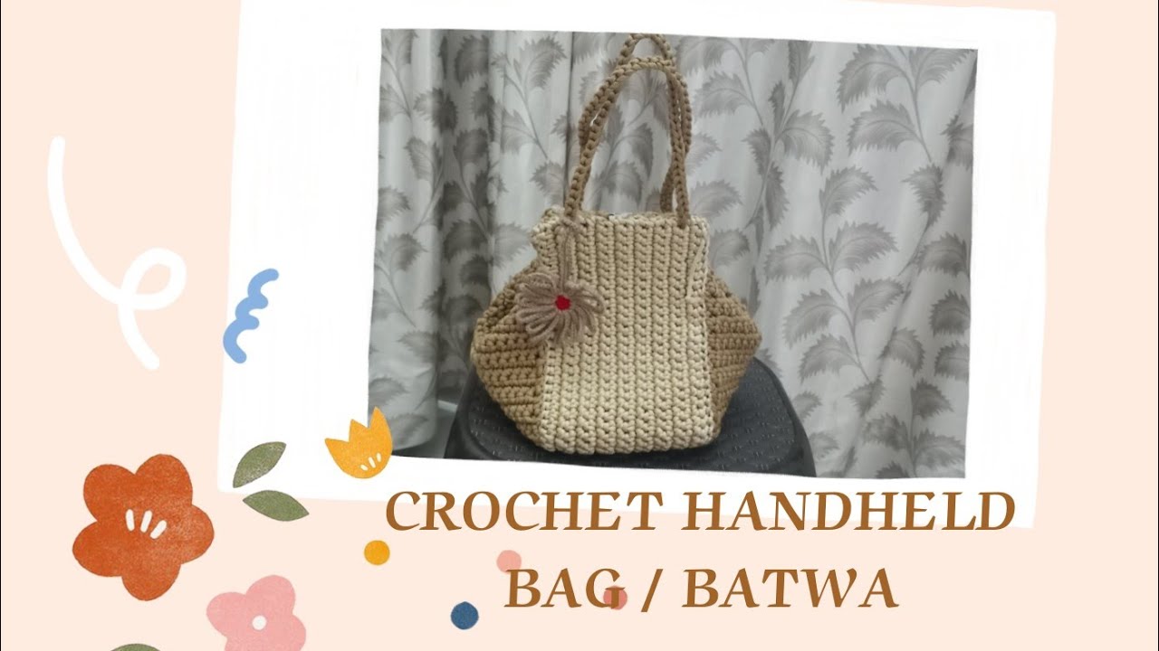 Crochet Handheld Bag/Batwa - YouTube