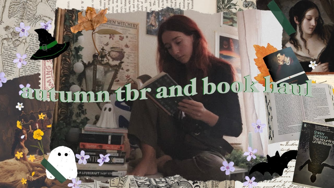 autumn reading list, book haul and gothic reading 🕯️| reading vlog ...