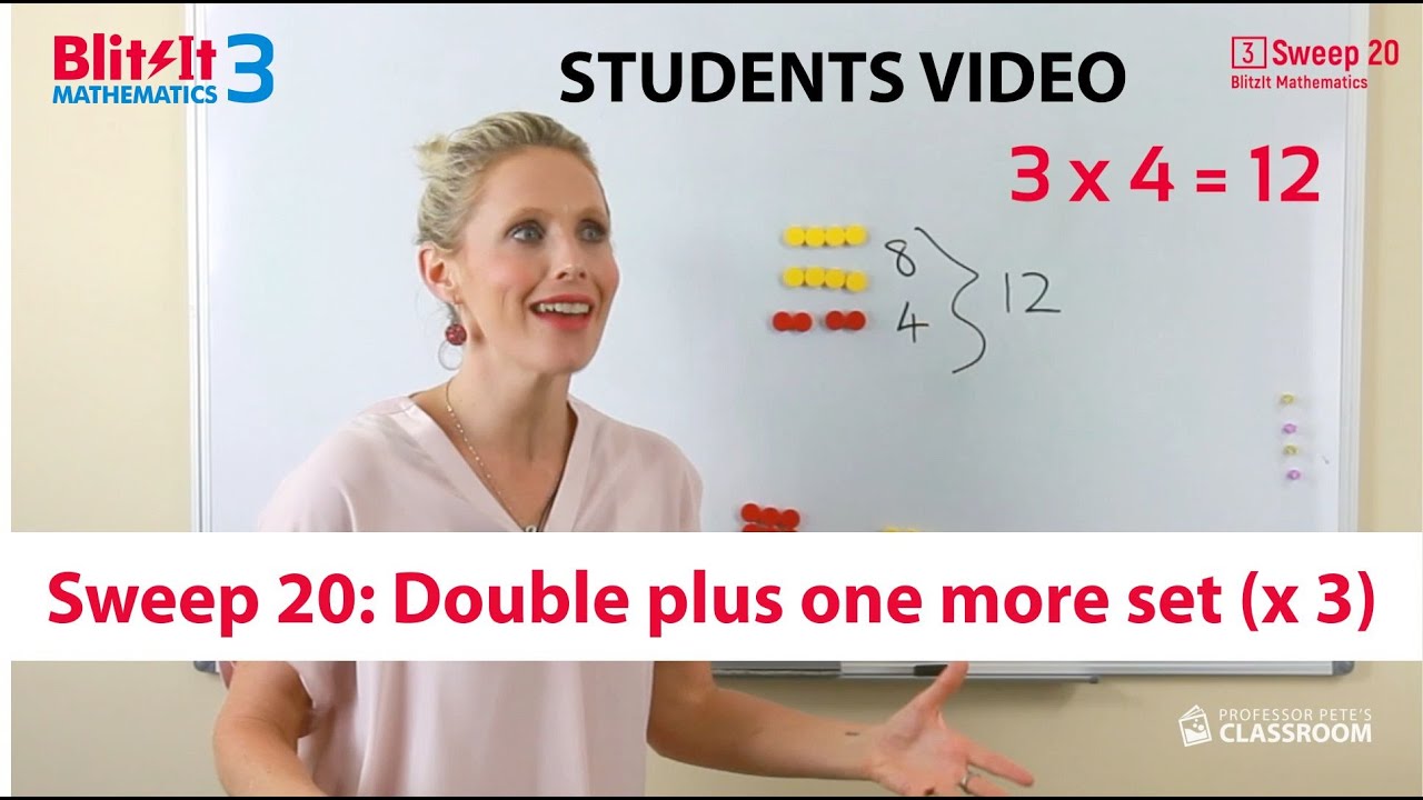 BlitzIt Mathematics Year 3 Student Video Sweep 20 - YouTube
