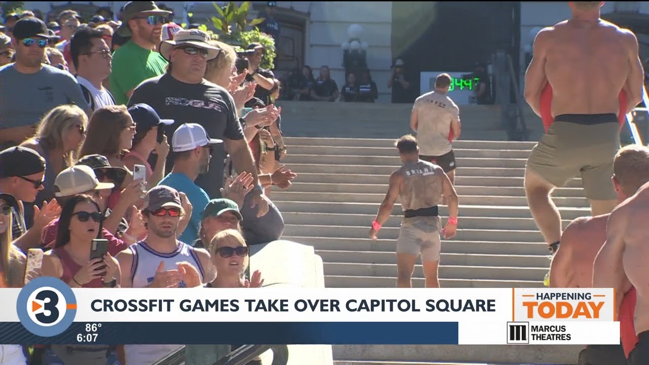 CrossFit Games take over Capitol Square in Madison - YouTube