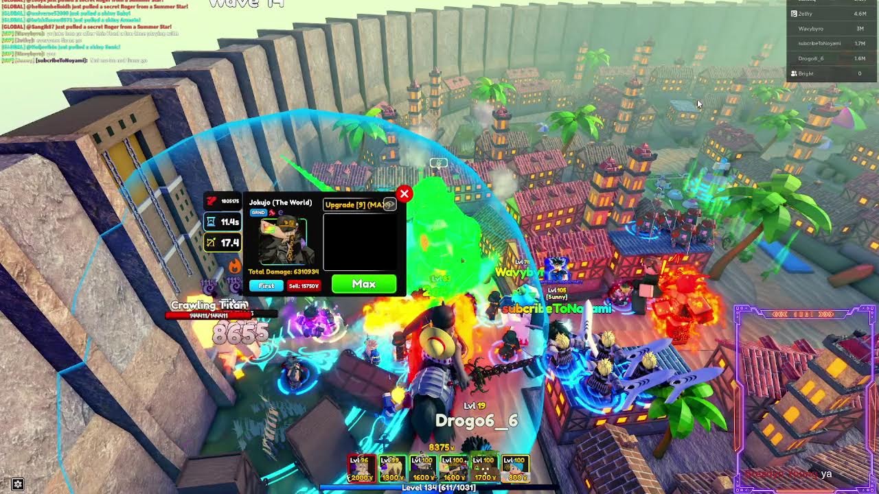 grinding-anime-adventures-and-getting-secret-portals-for-veiwers-youtube