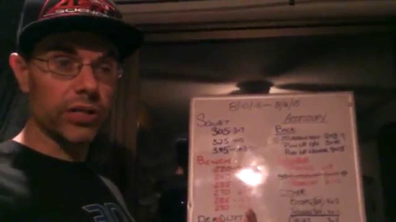 Vlog #13 - Coach Brad Loomis Day 1 in a week of Powerlifting Prep ...
